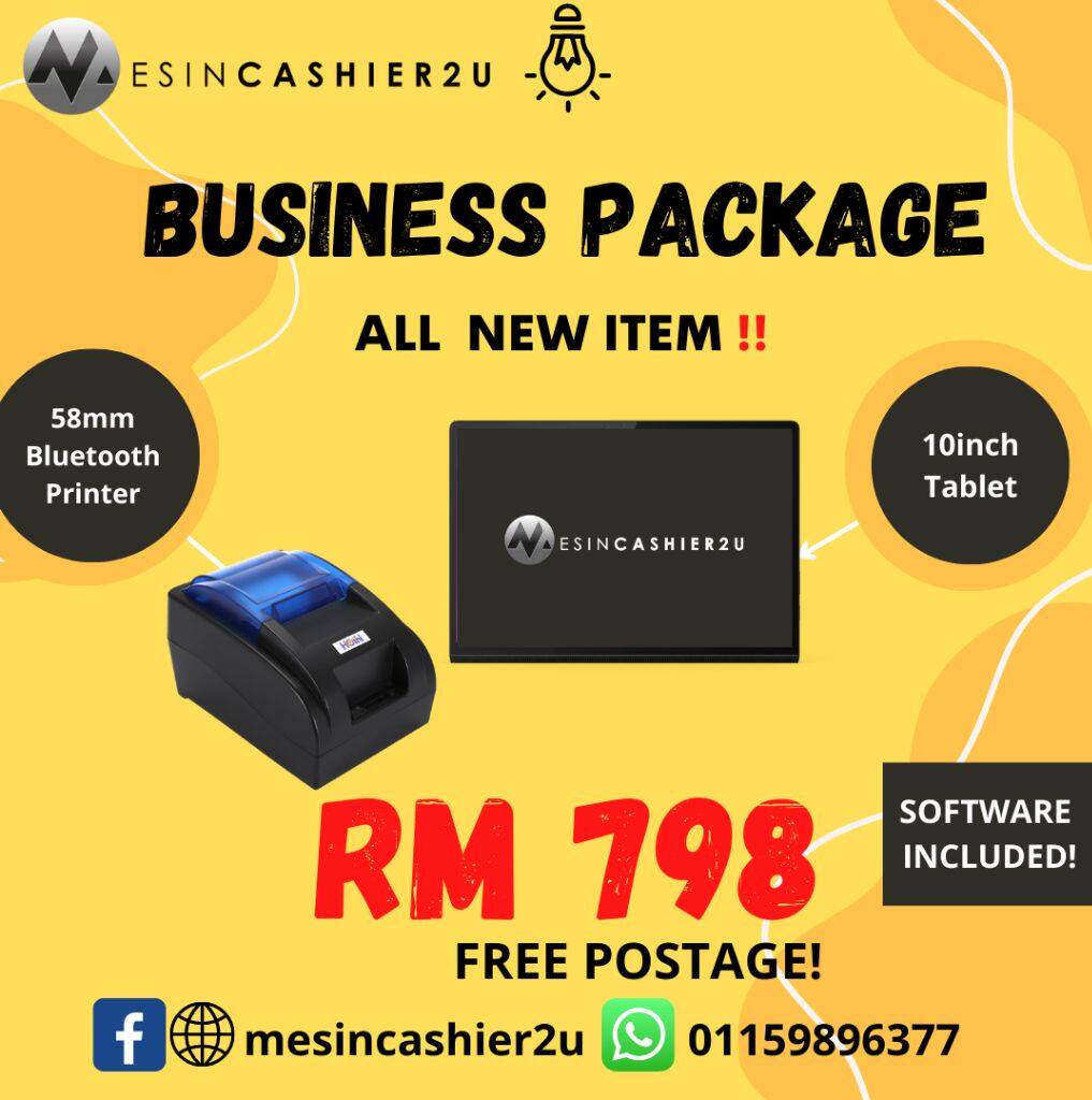 HOT SELLING!! HIGH SPEC Tablet Mesin Cashier POS System Mesin Kaunter ...