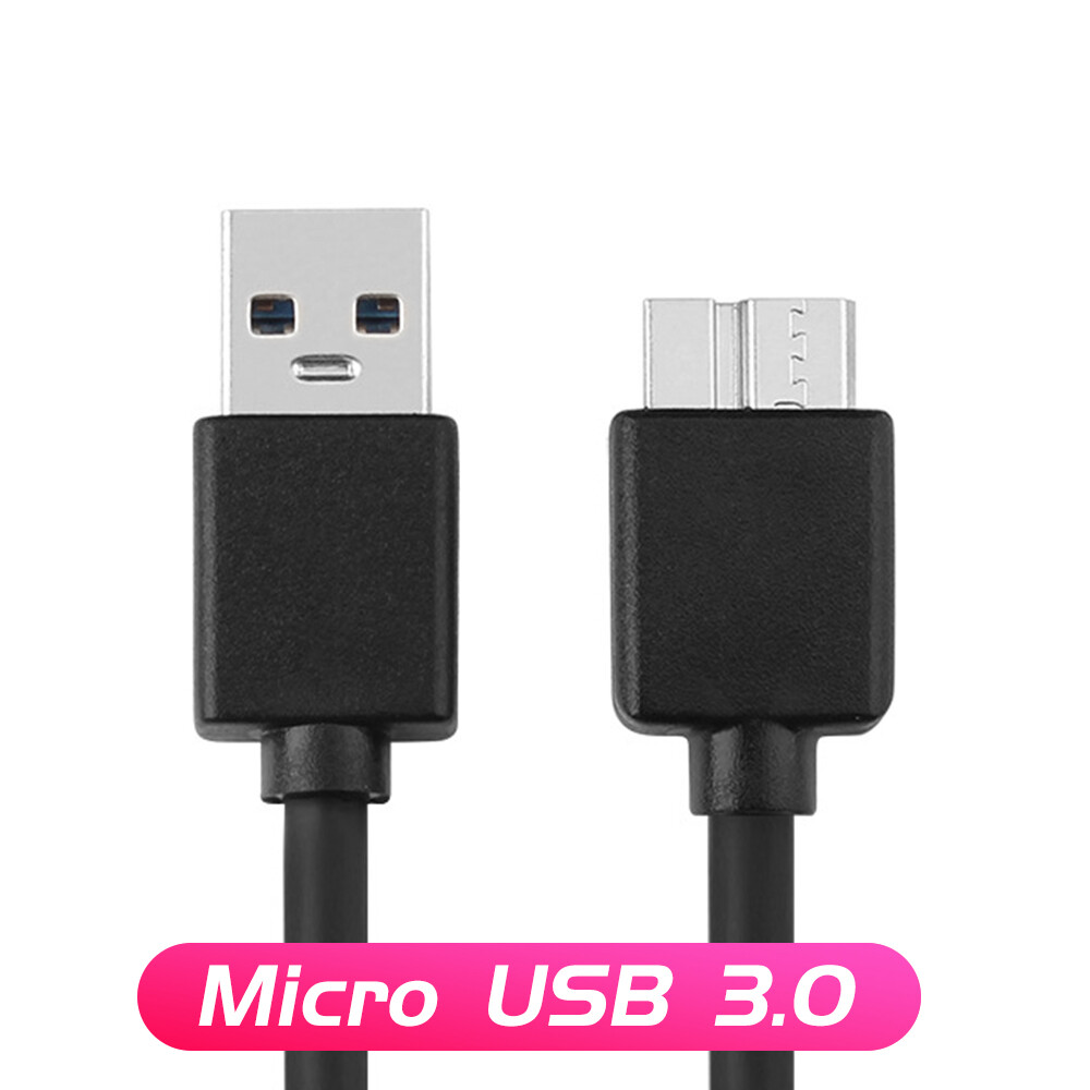 FONKEN USB 3.0 Micro B สายข้อมูลชาย A ถึง Micro B USB 5 Gbps ฮาร์ดไดรฟ์ ...