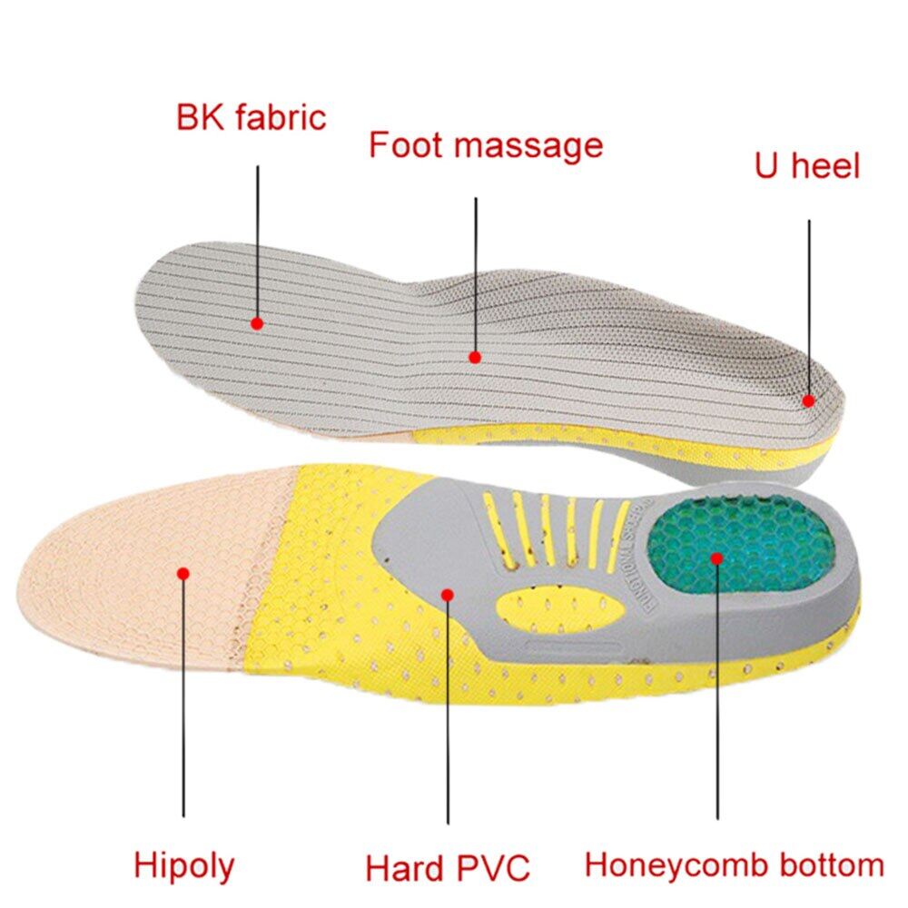 Orthotic Insole Arch Support PVC Flat Foot Health Shoe Sole Pad insoles ...