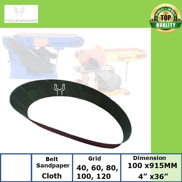 TH Belt Sandpaper 4" X 6" Belt & Disc Sander Sumo King Romeo Grinding ...