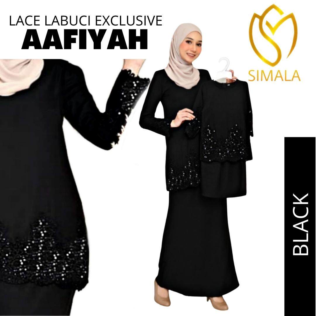 (RAYA 2024) AAFIYAH Kurung LACE LABUCI Exclusive Raya Kenduri Sedondon ...