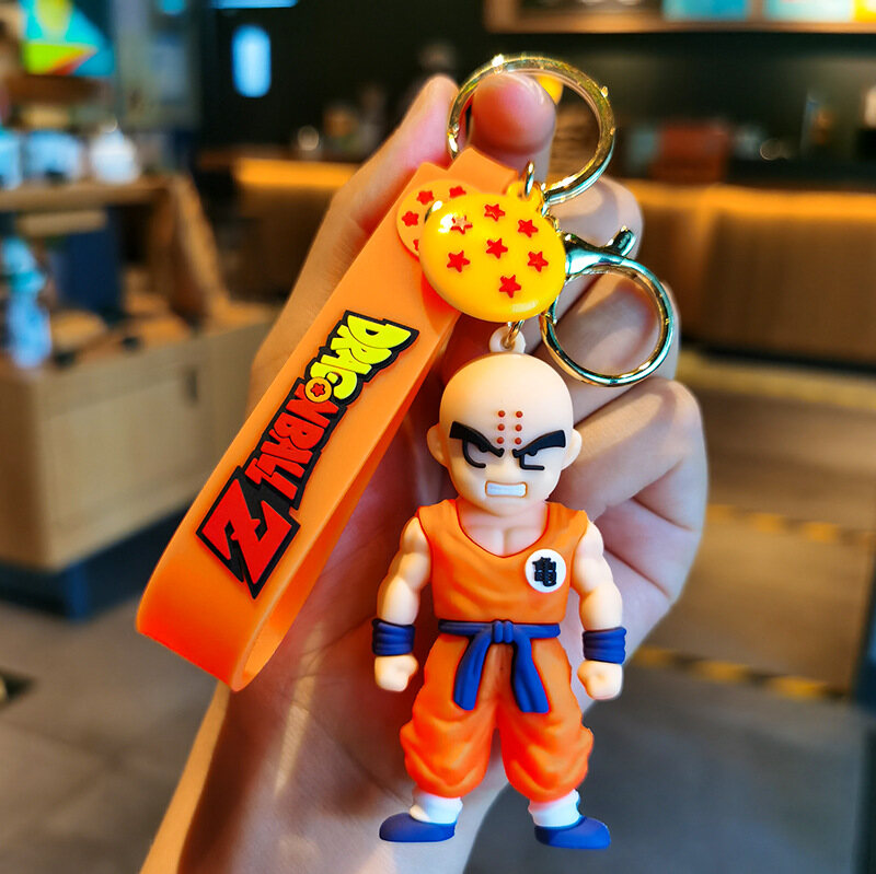 Hi Toy 2022 DragonBall Z Keychain Anime Figure Trunks Son Goku Silicone ...