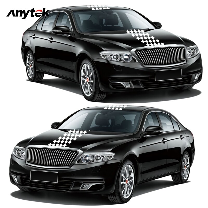 PL 3PCS Car Stickers Long Stripe Auto Stylish Funny Decals Car Racing ...