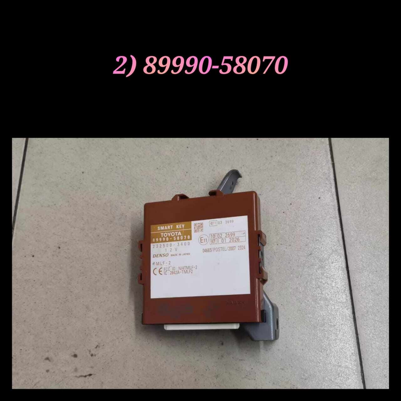 🇯🇵🇯🇵 Smart Key Module Toyota Alphard Vellfire ANH20 2008 - 2015 Smart ...