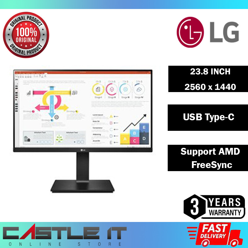 LG 24QP750 QHD IPS 75HZ 24" DAISY CHAIN USB TYPE-C 24 23.8 inch ...