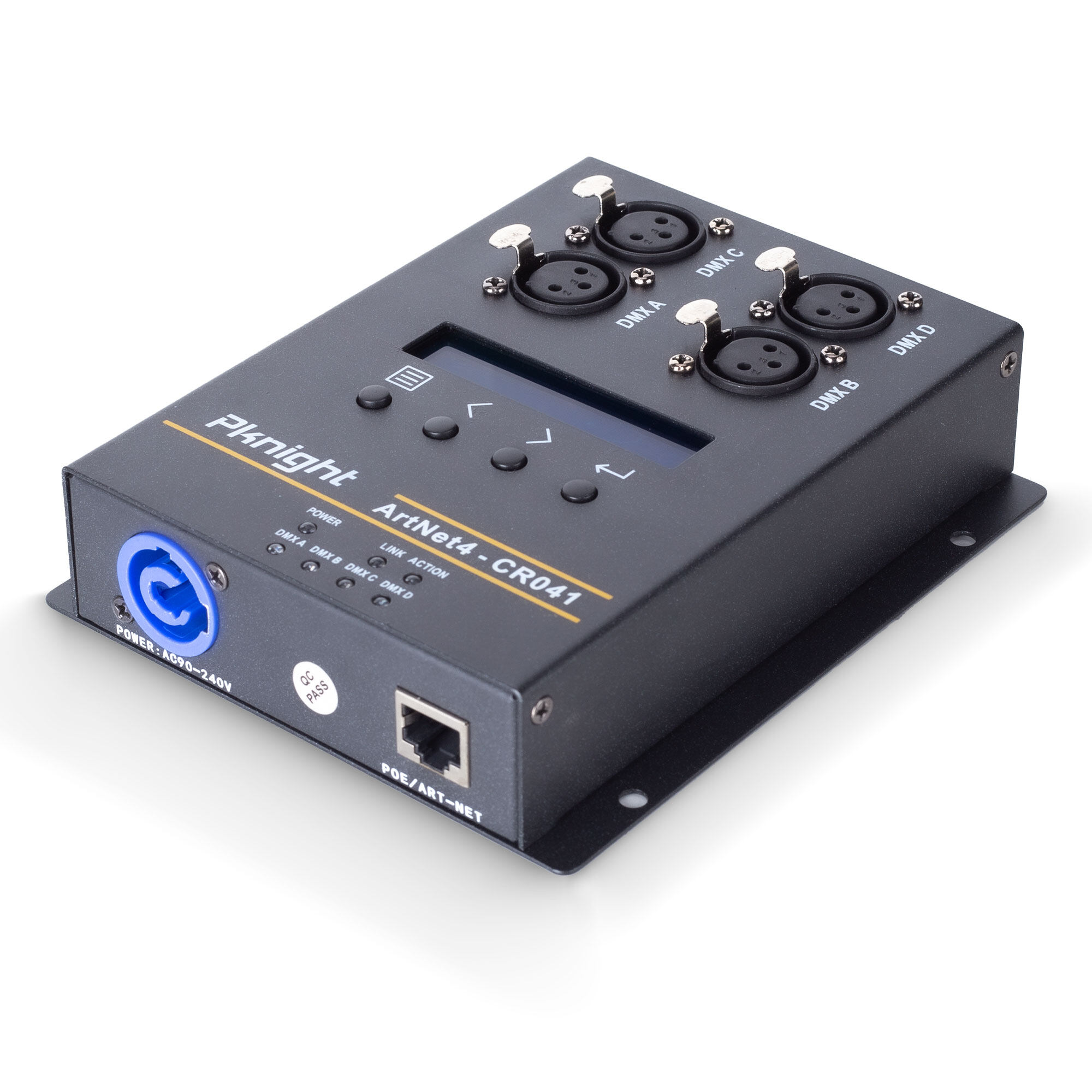 Pknight ArtNet DMX 2048 Ethernet Lighting Controller Interface，4 ...