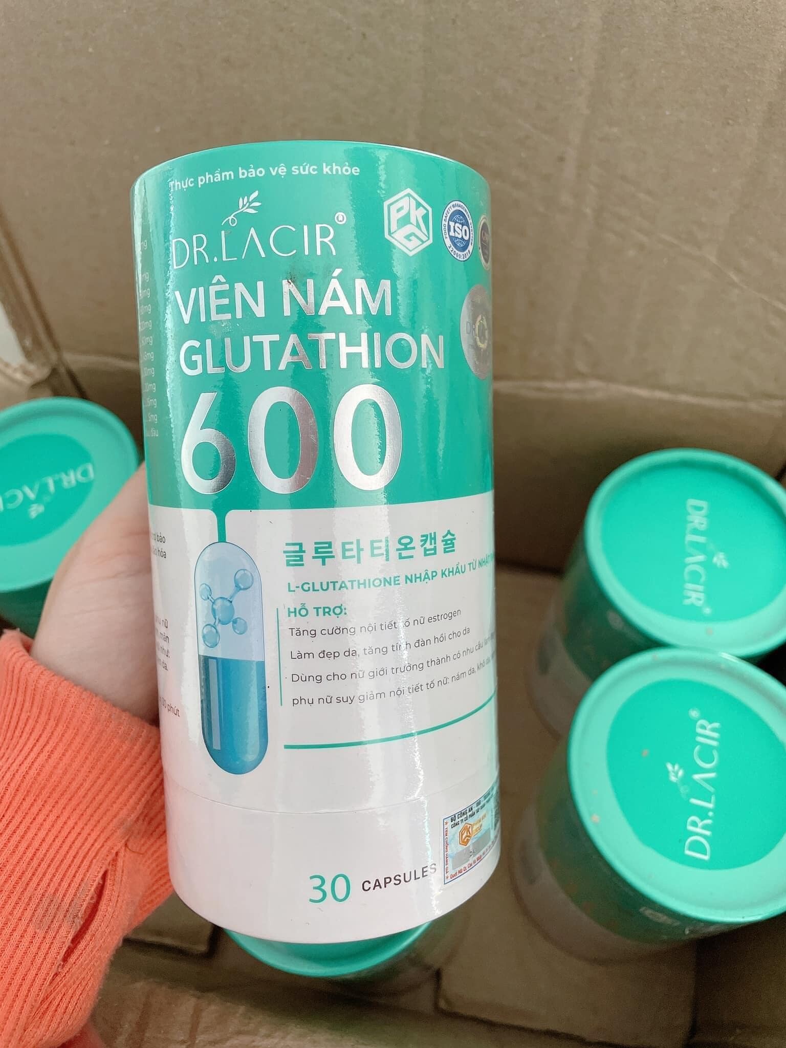[ 100% Original ] DR Lacir Glutathione 600 For Skin Whitening ( 30 capsules ) | Lazada