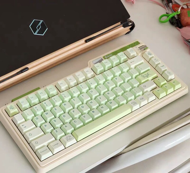 Ginkgo Keycaps 143 Keys Cherry Profile PBT Five-Sided Sublimation 6.25U ...