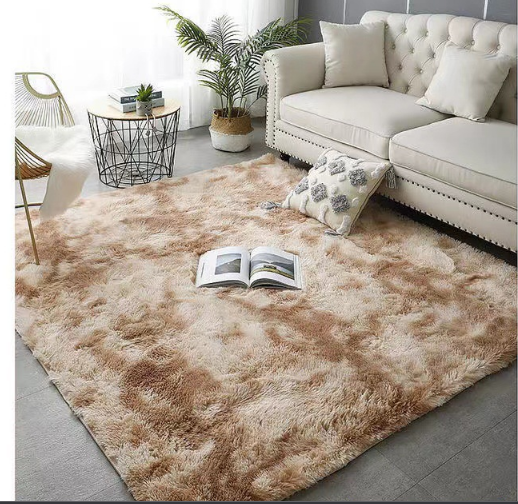 4XL Gulung Shaggy Bulu Fluffy Carpet Ruang Tamu Karpet Getah Bottom ...