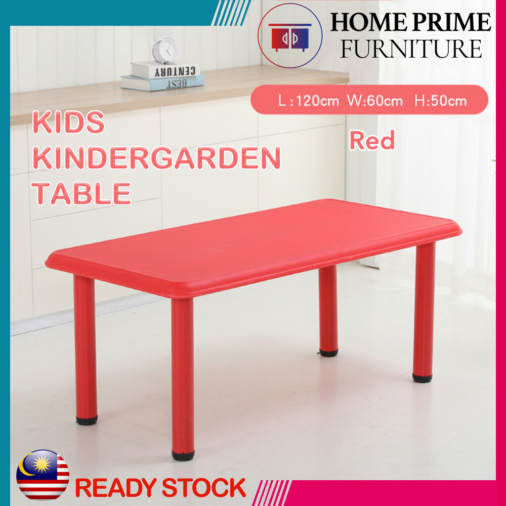 HOME PRIME Kids Kindergarden Table Plastic Nontoxic Safe for Kids Study ...