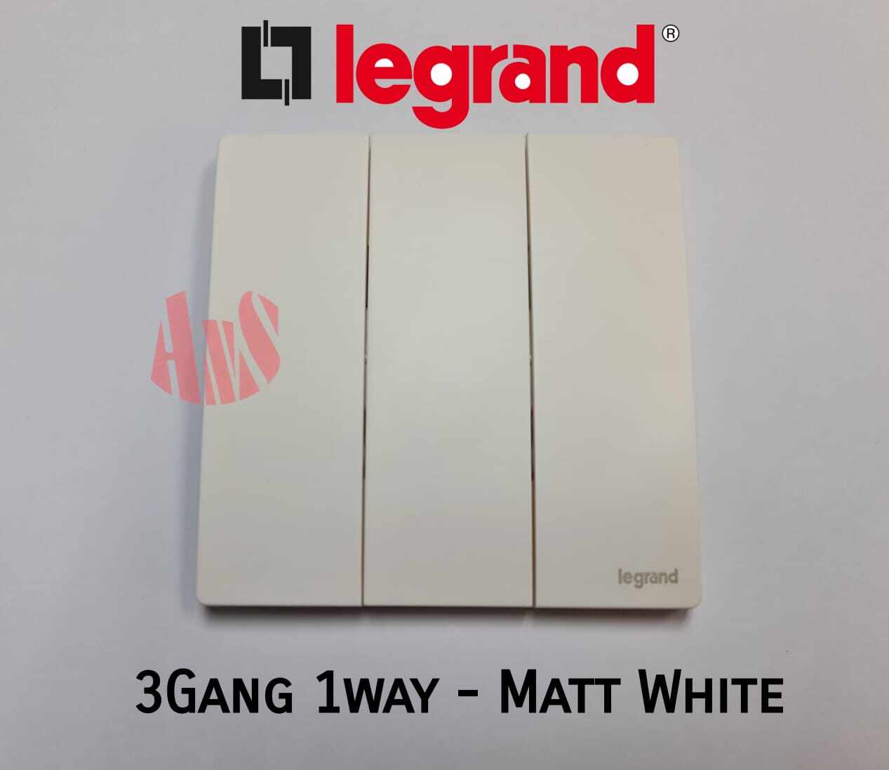 Legrand Mallia Senses 3Gang 1Way Switch Color Switches 3G 1W 3G1W ...