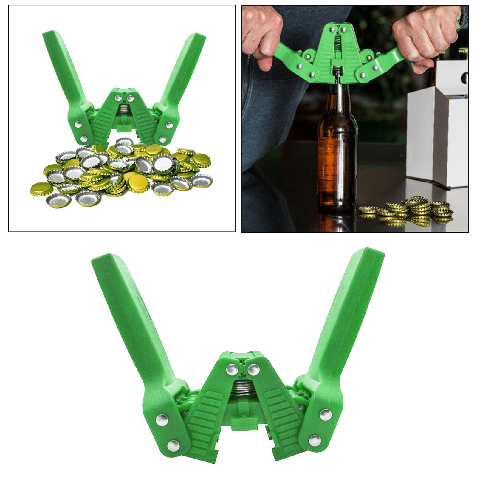 ขวด Capper Twin Lever แก้วเบียร์ขวด Crown Cap Top Cappers Crimper ...