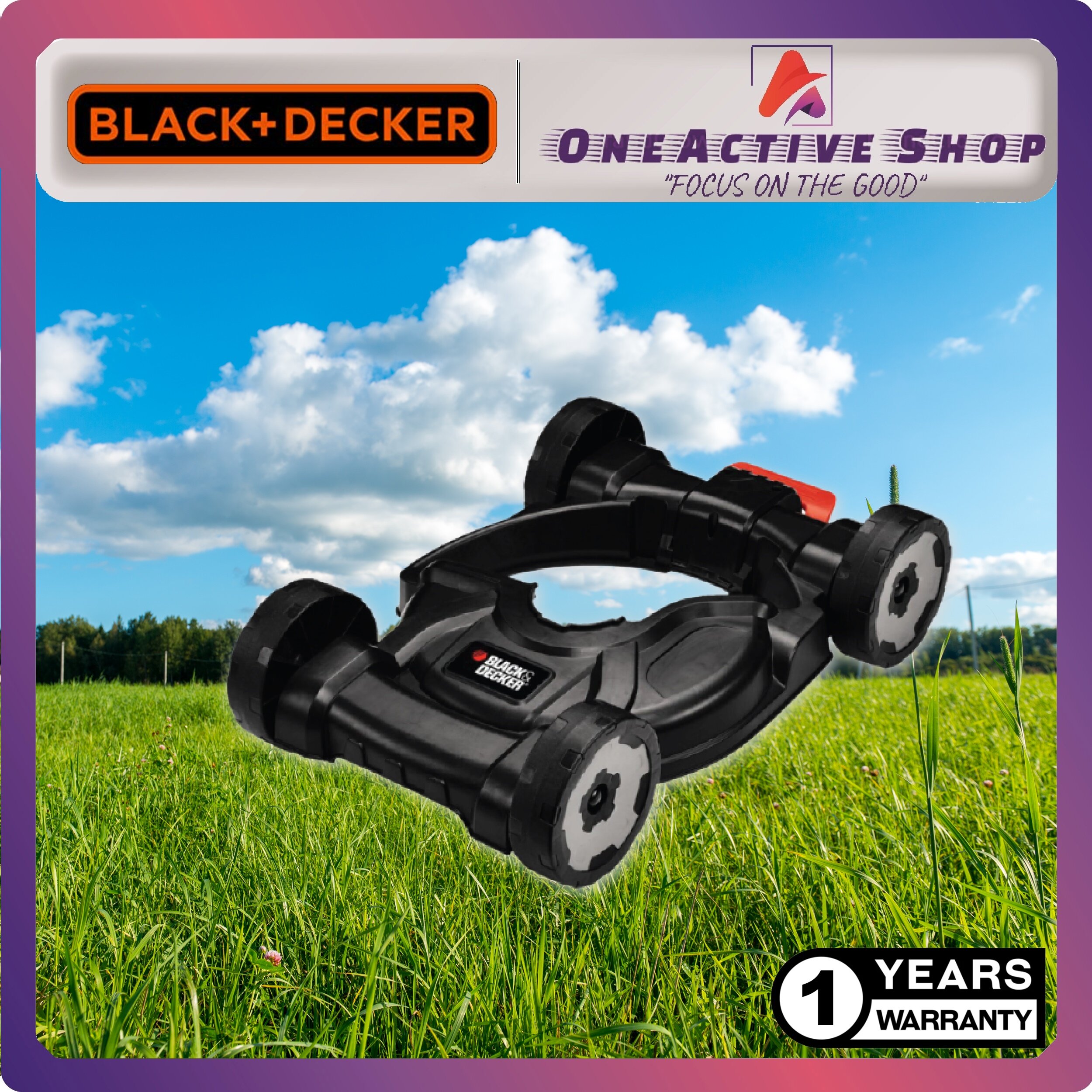 BLACK & DECKER 18V CORDLESS GRASS TRIMMER ST1823 & CM100 - 1 Year ...