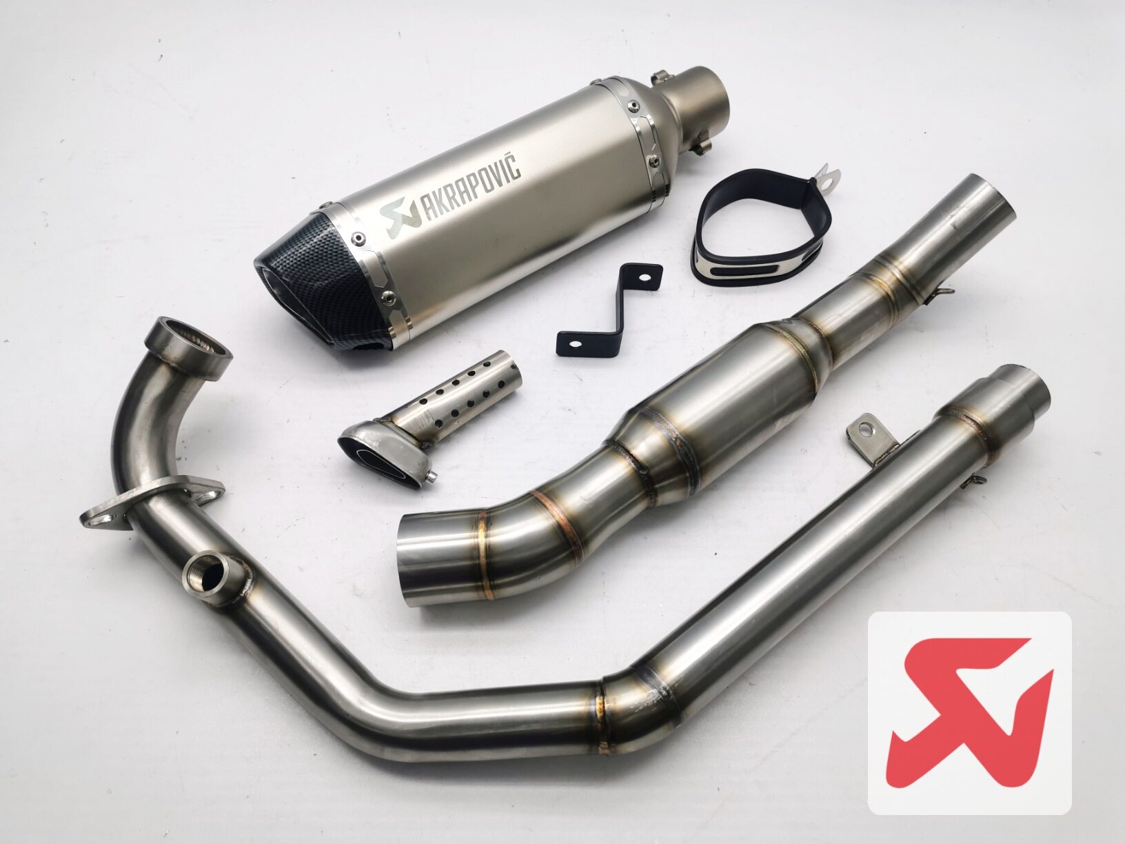 Exhaust CF Moto NK250 250SR Ekzos Tabung Power Boom MOTOR Muffler ...