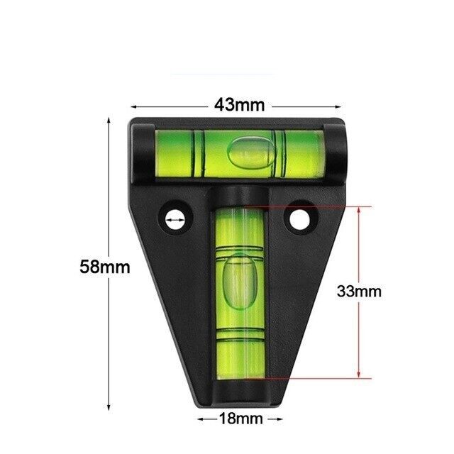 MKR Horizontal Triangle Bubble Mini Spirit Level Bubble Small Levels ...