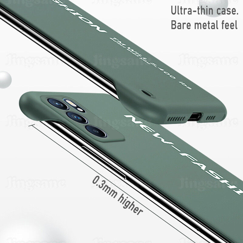 Jingsanc สำหรับ OPPO Reno 6 5G เคสโทรศัพท์หรูหรา Ultra-Thin PC แบบแข็ง ...