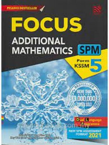 Focus SPM Additional Mathematics Form 5 KSSM | Lazada