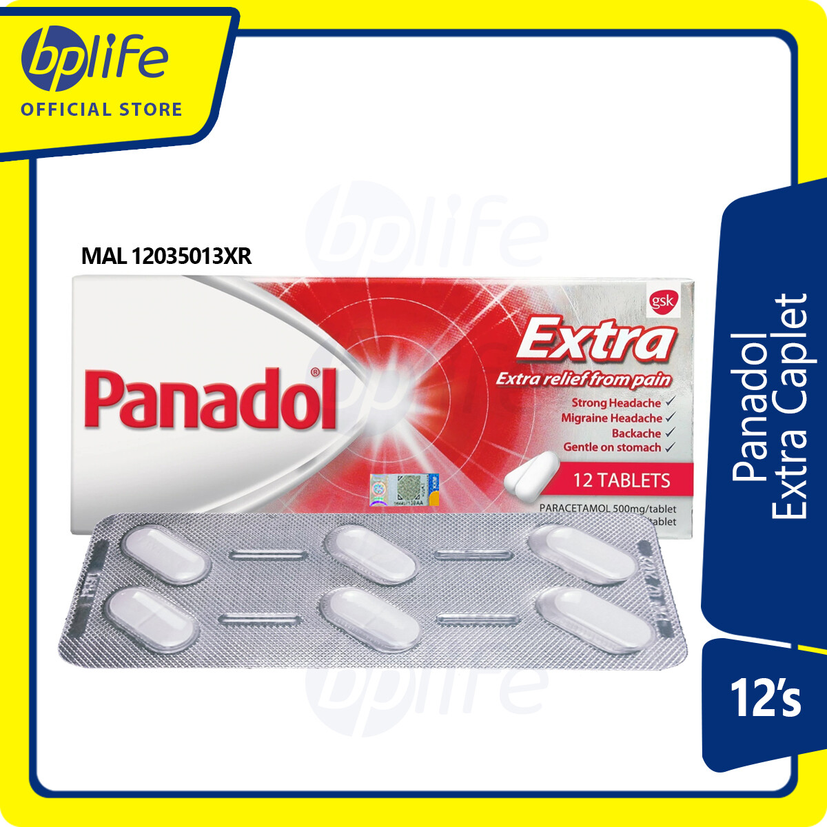 Panadol Extra Caplet 12s | Lazada