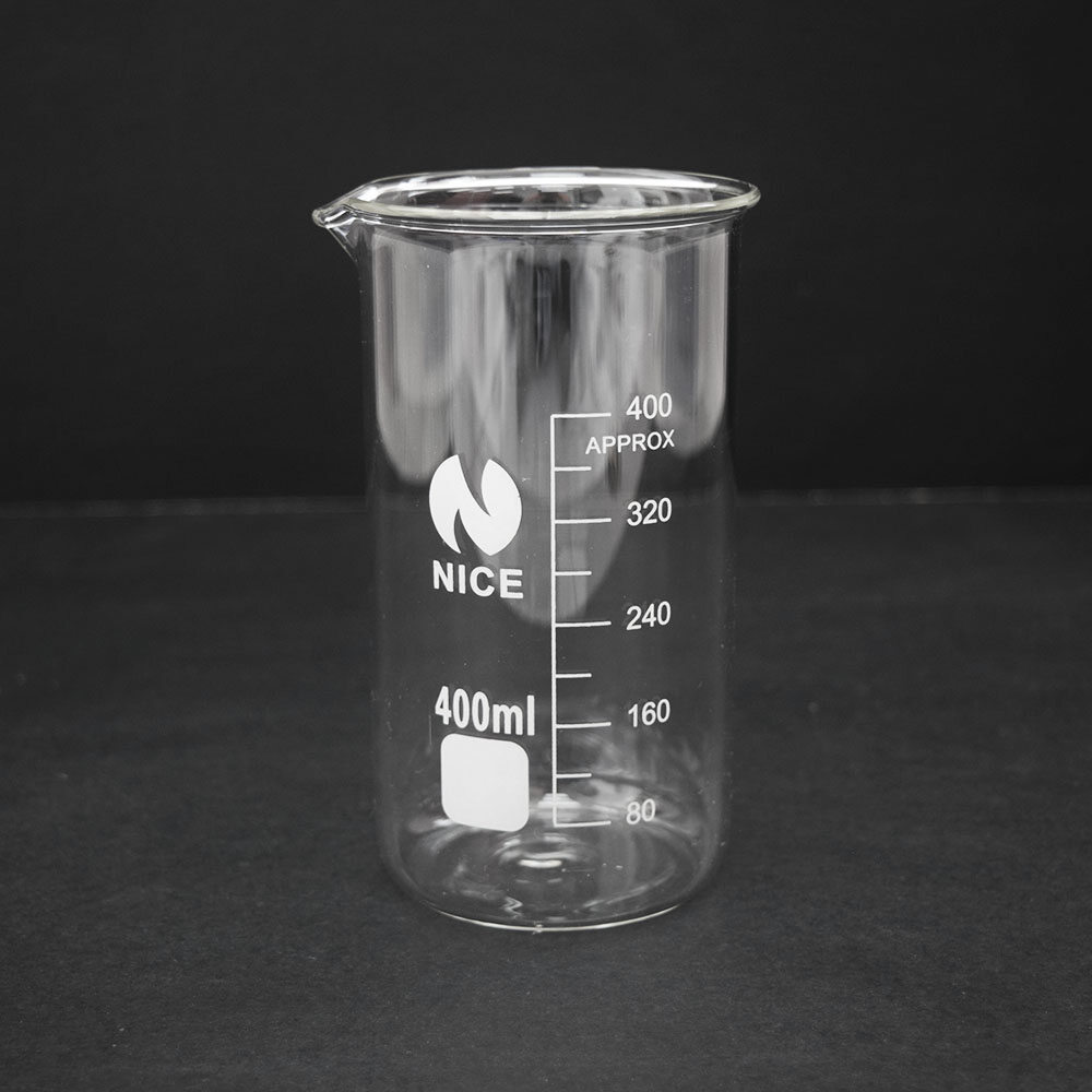 [Ready Stock] NICE® Glass Beaker Borosilicate Glass Tall Form 400 ml ...