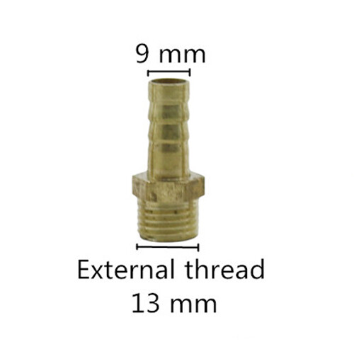 1/4" Female/Male Connector to 6/8/10/12/14mm Barb Joiner Aquarium Air ...