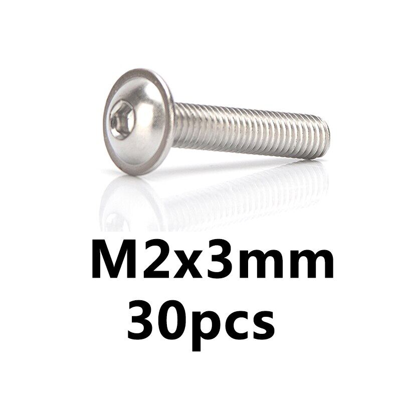 Ready Stock M2 M2.5 M3 M4 M5 M6 M8 304 Stainless Steel Round Head Screw ...