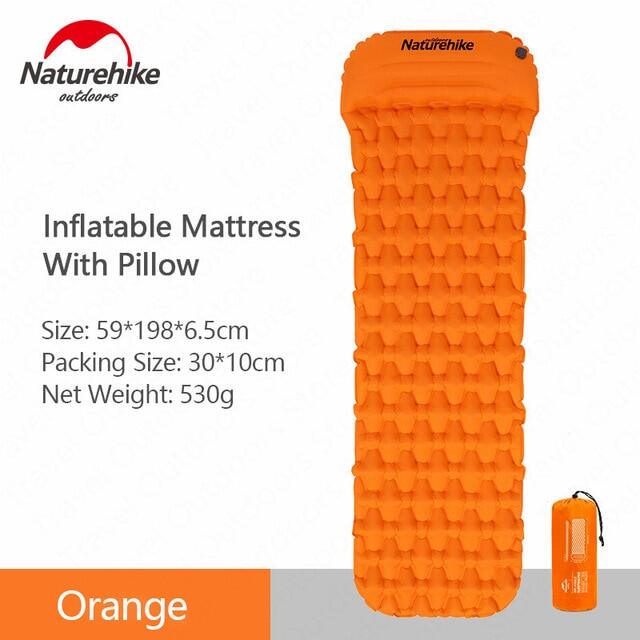 Naturehike Inflatable Sleeping Pad With Air Bag Mattress Outdoor ...