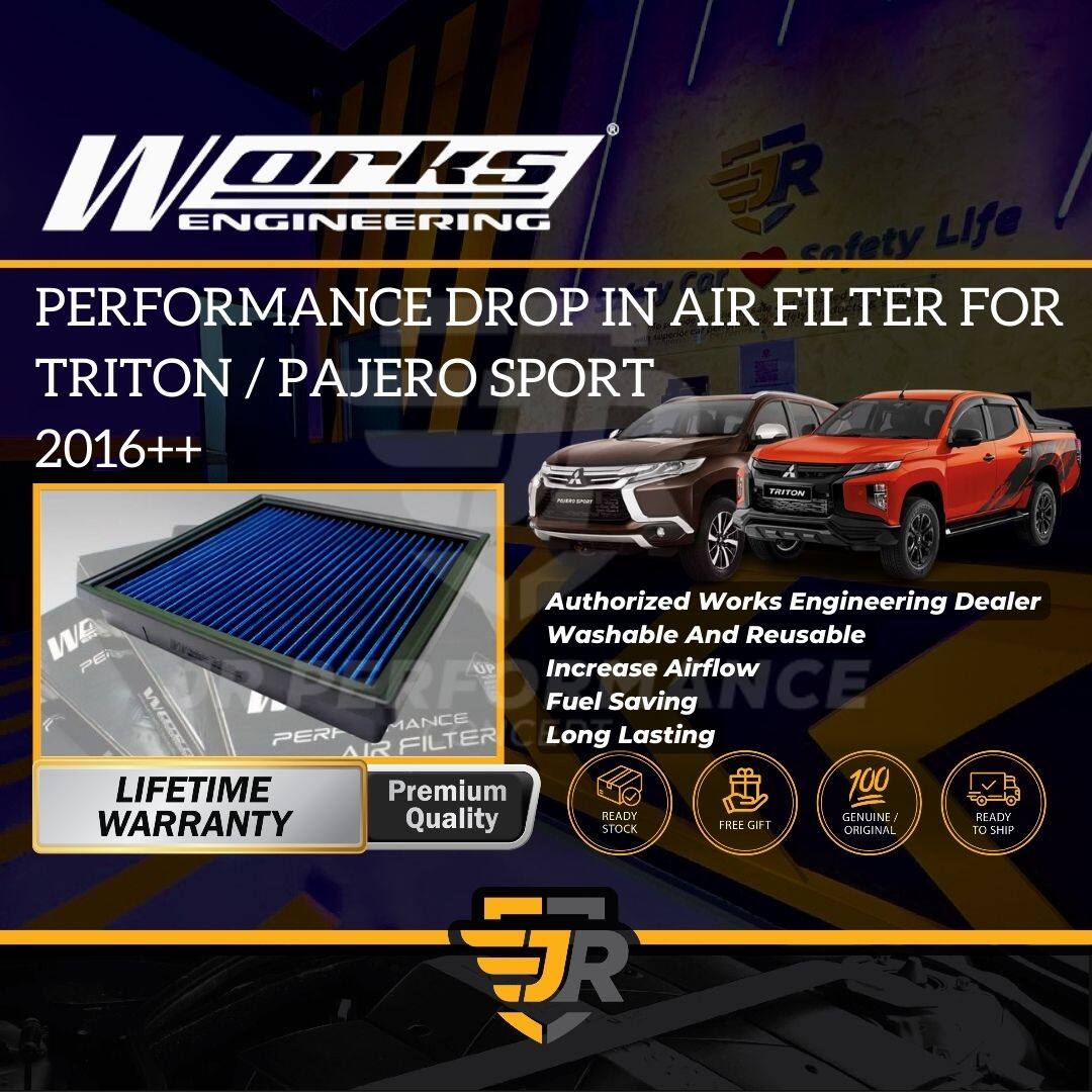 Works Engineering Washable Drop In Replacement Air Filter Triton Pajero ... Works Engineering Washable Drop In Replacement Air Filter Triton Pajero ...
