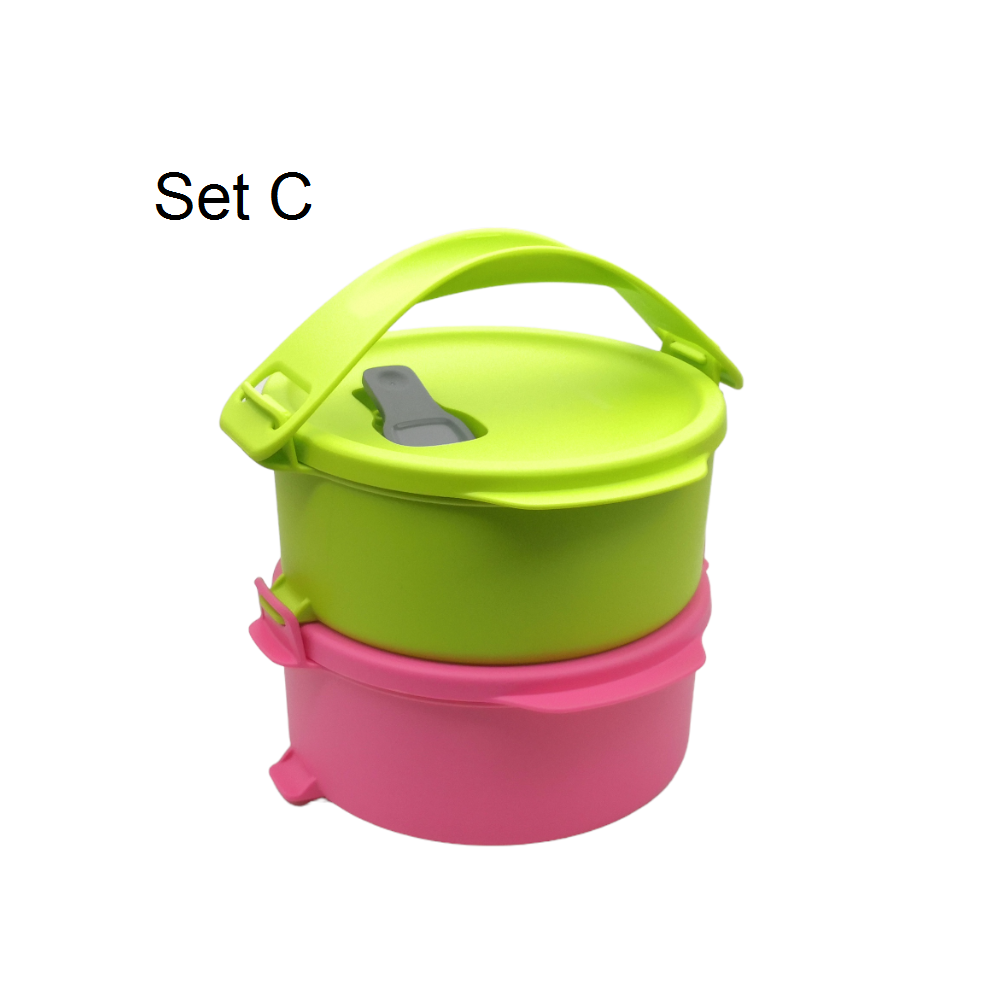 Tupperware Microwaveable Tup Tiffin (2pcs) 550ml | Lazada
