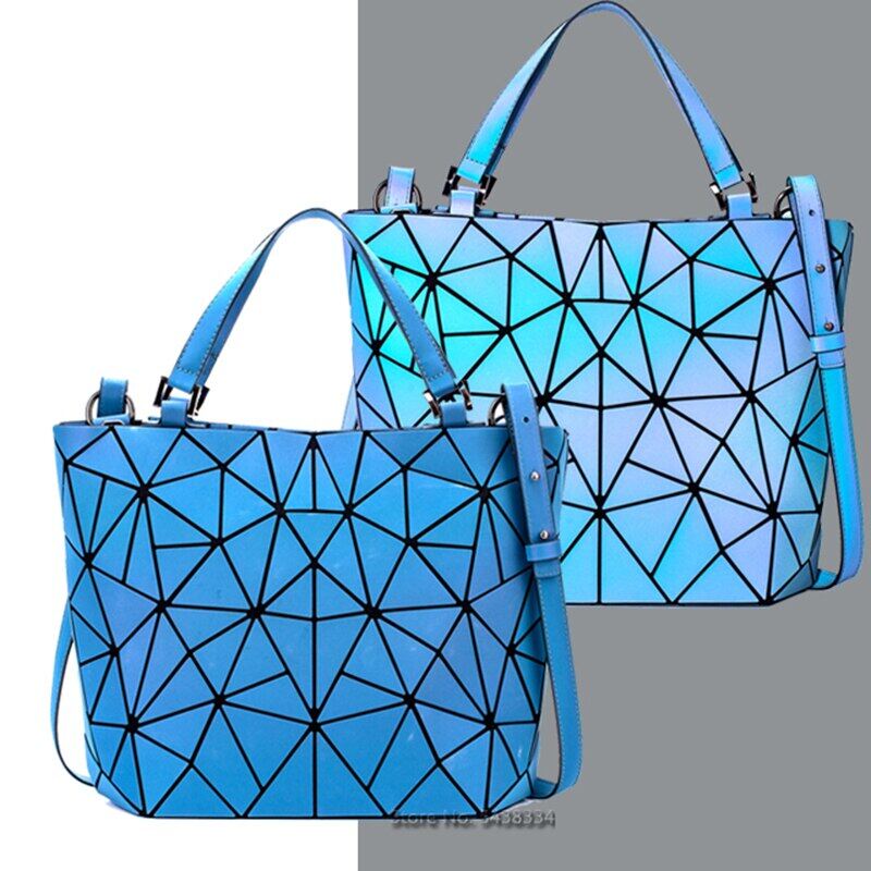 Luminous bao bag Sequins geometric bags for women 2020 Quilted Shoulder ...