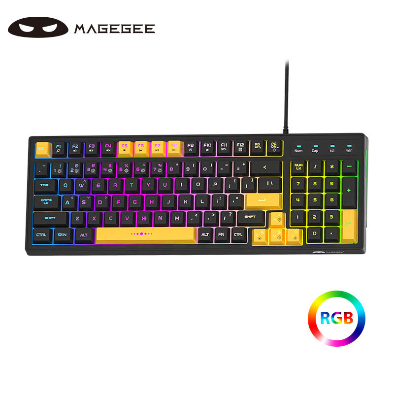 MageGee TS91 / 92 60% Compact Wired Keyboard 61 Keys RGB Backlight ...