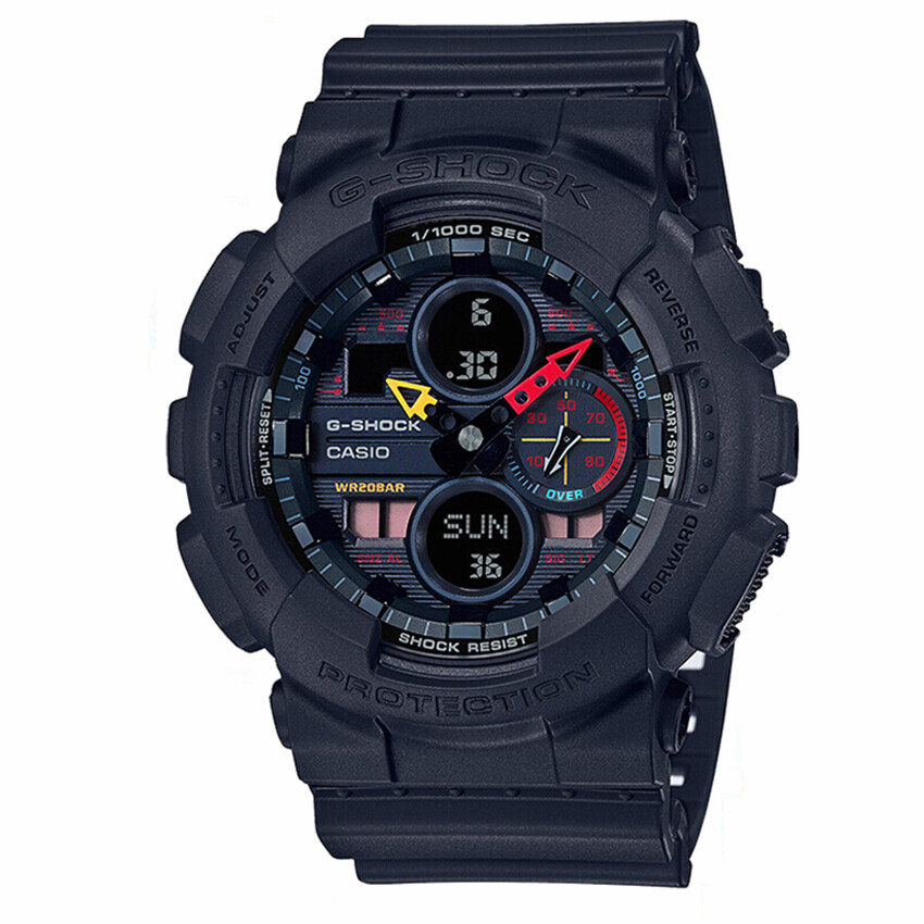 New 100% Original G-Shock GA140 Men Sport Watch Dual Time Display 200M ...