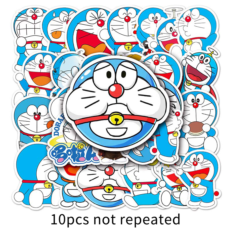 52PCS Japanese Animation Doraemon Cartoon Sticker DIY Notebook Mobile ...