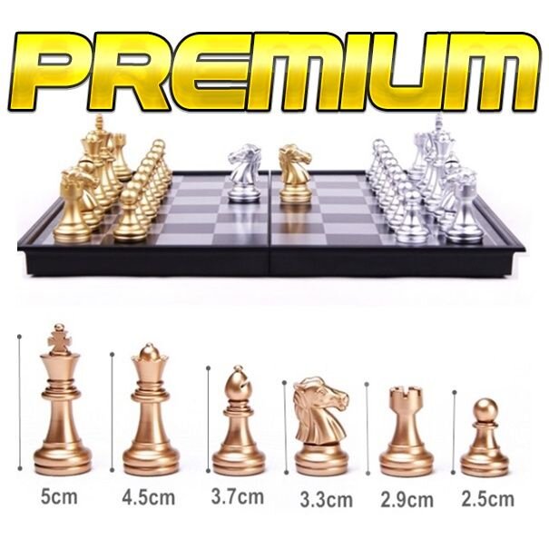 International chess Folding Magnetic Travel Chess Set adults Chess ...