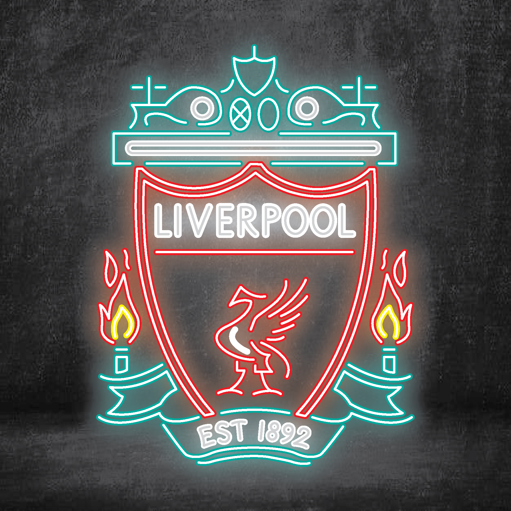 Plug & Play Neon Sign - LIVERPOOL LOGO | Lazada