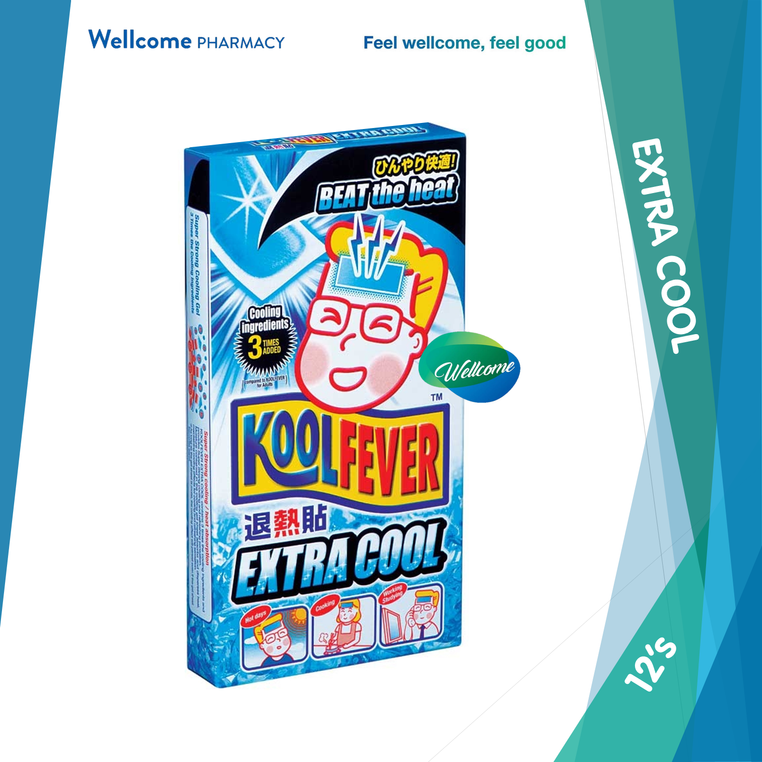 KoolFever Adult Extra Cool Fever Patch - 12's | Lazada