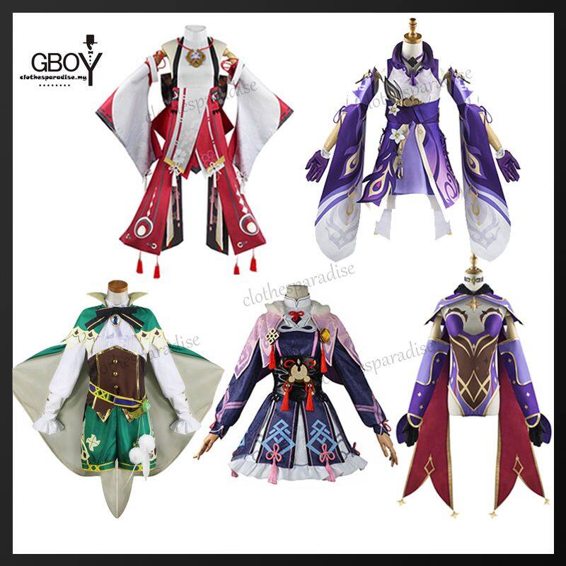 Genshin Impact Yae Miko Guuji Yae Cosplay Costume Uniform Outfits ...