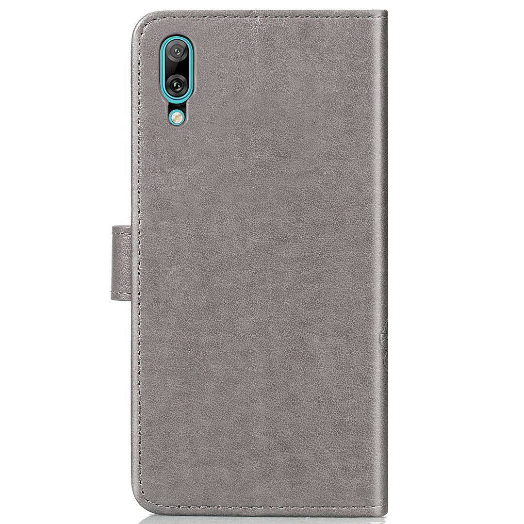 FUCASE-Huawei Y7 Pro 2019 Case,Lucky Cloverและช่องเสียบบัตร,รองรับ ...