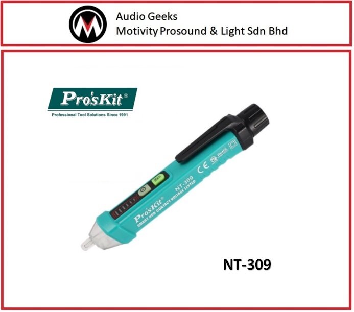 Pro'sKit NT-309 Smart Non-Contact Voltage Tester - Taiwan | Lazada