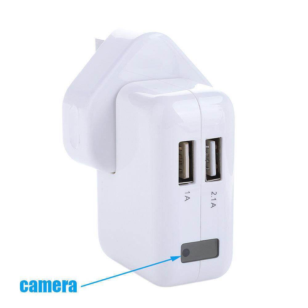 Jnan 2 Ports USB Charger Plug Camera Home Security Chargers for Hidden ...