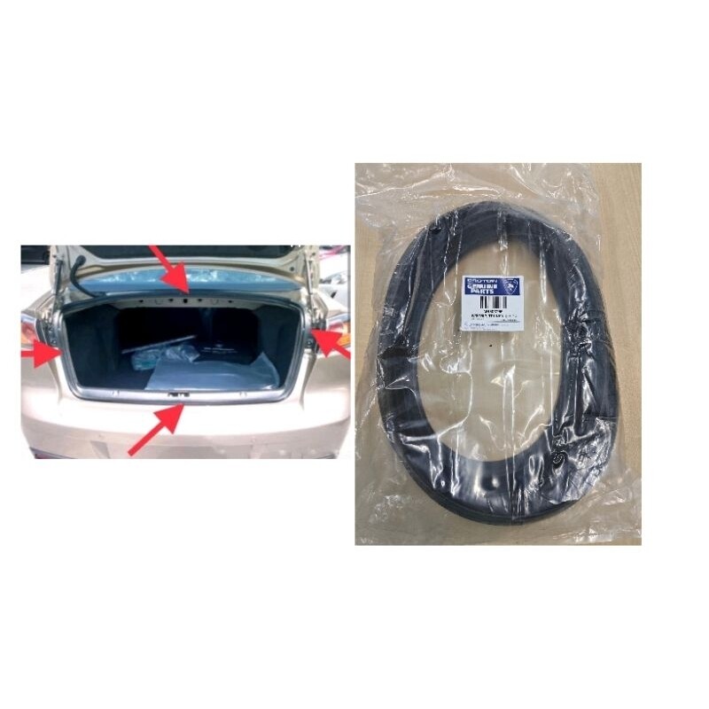 *ORIGINAL PROTON INSPIRA REAR BONNET TRUNK LID BOOT RUBBER / BELAKANG ...