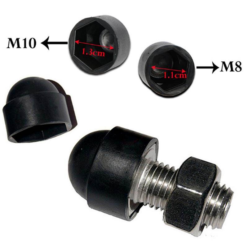 mmico 10PCS Car M8 M10 Plastic Metric Dome Bolts Nuts Head Caps Cover ...