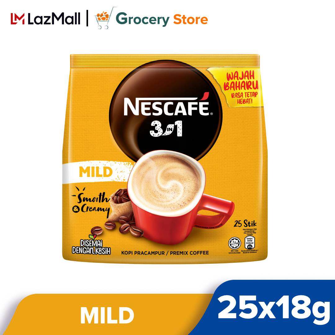 NESCAFE 3in1 Mild Stp 25x18g | Lazada