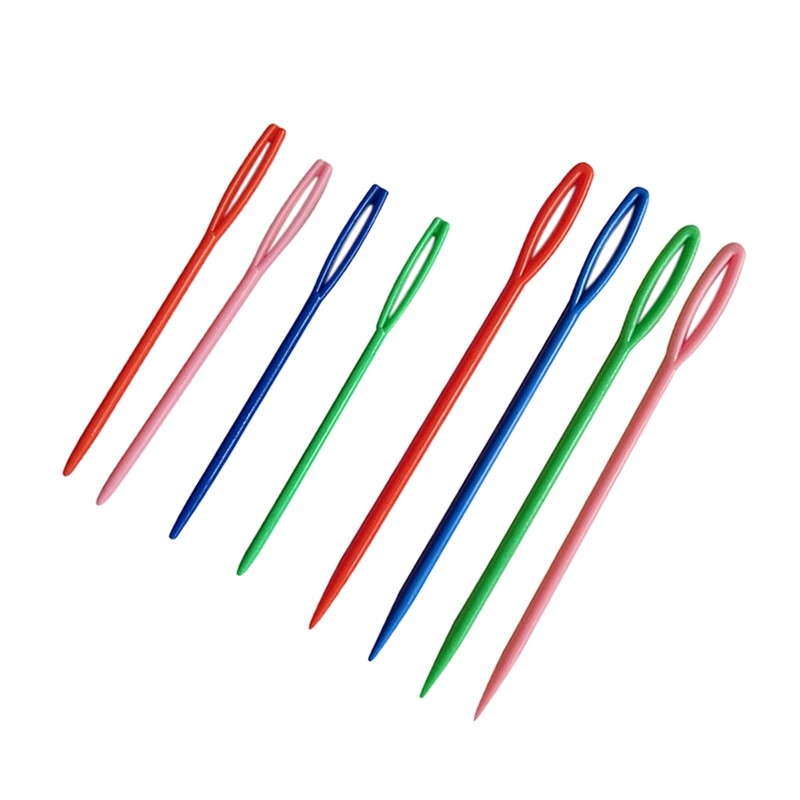 20/10pcs 2 Size Small Large Children's Plastic Needles for Sewing ...
