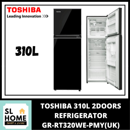 (NEW MODEL)TOSHIBA 2 DOORS INVERTER REFRIGERATOR GR-RT320WE-PMY | Lazada
