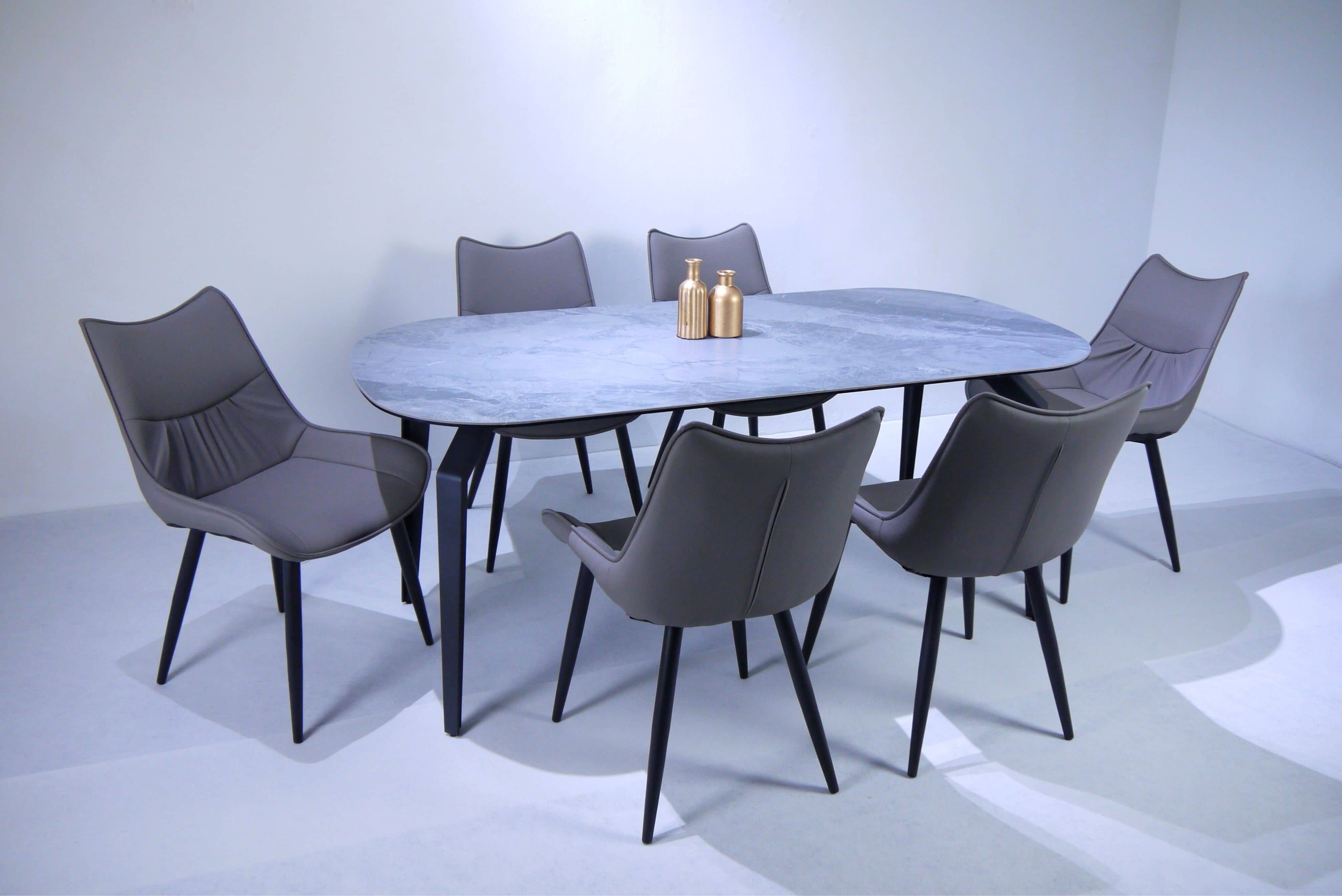 Pullman(A) Sintered Stone Dining Table Set | Lazada