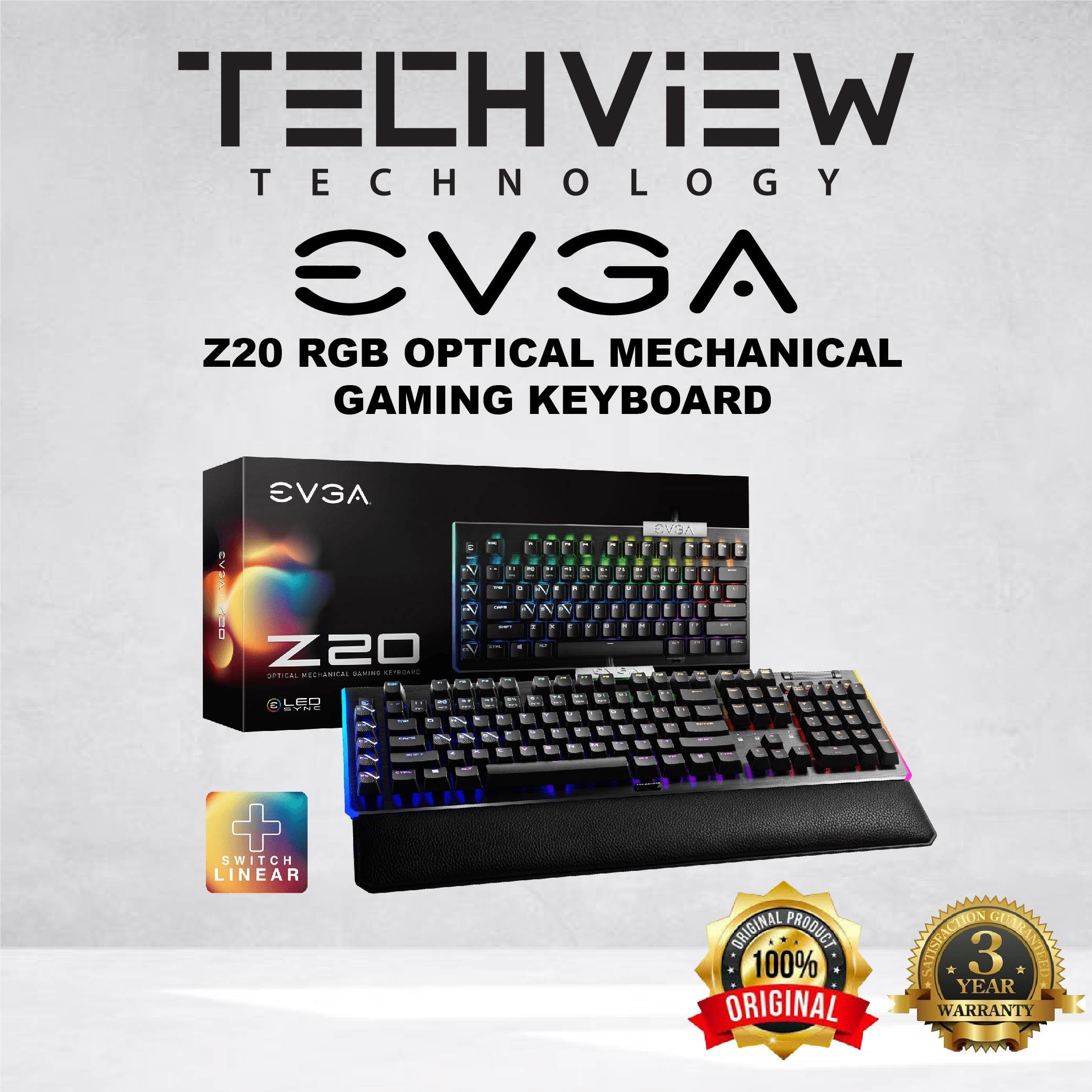 EVGA Z20 RGB Optical Mechanical Gaming Keyboard [Optical Mechanical ...