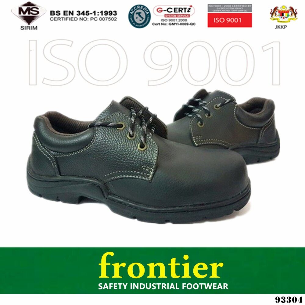 [ORIGINAL] FRONTIER 23304 SAFETY SHOES LOW CUT BLACK COLOUR SAFETY BOOT ...