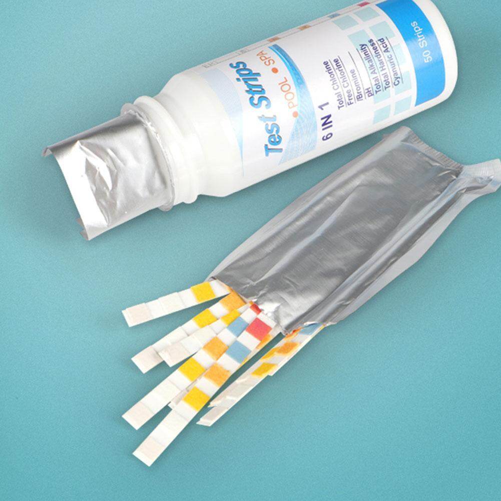50 Strips/Bottle 3 In 1 Test Strips Multipurpose Chlorine Strips Water ...