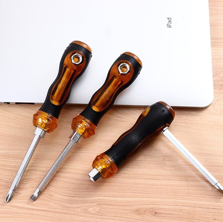 READY STOCK🌶️2 Way Screwdriver Flat/Skru Driver Pemutar Skru | Lazada