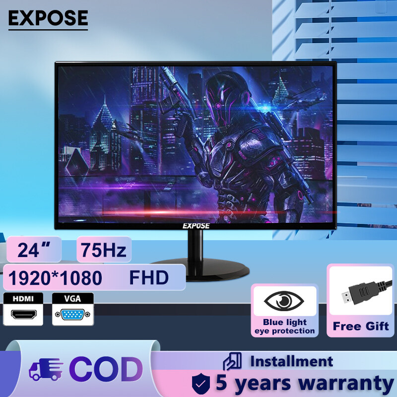 24-inch Gaming Monitor - Curved/Flat Screen 75/165Hz Refresh Rate for ...